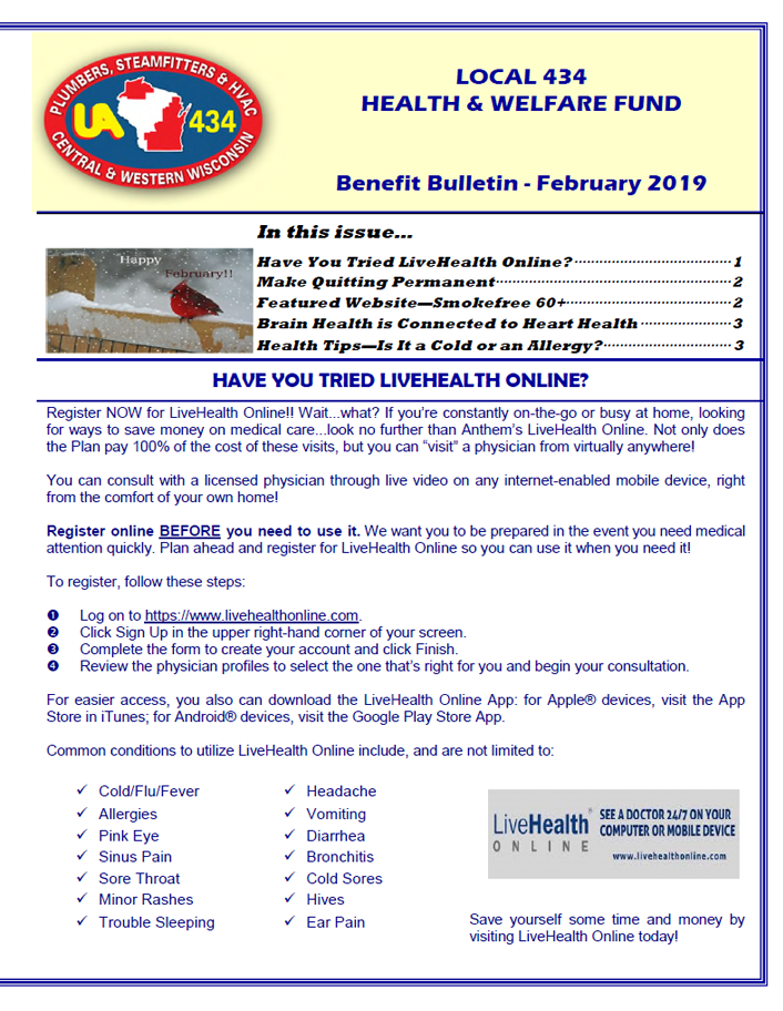 Plumbers and Steamfitters Local 434 Fringe Funds